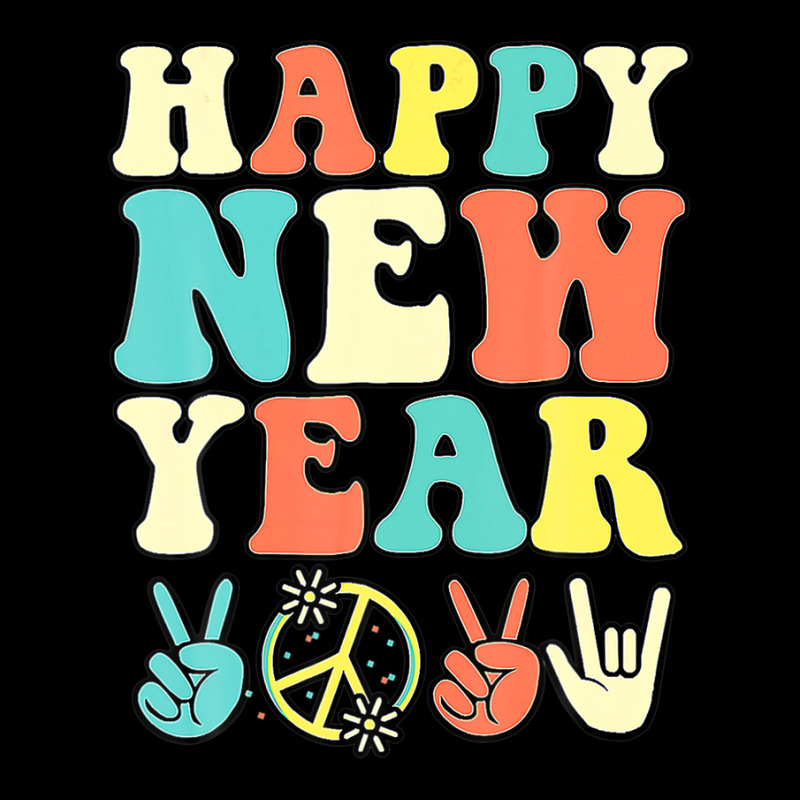 Happy New Hippie Year 2023 Peace Sign And Love Hand Sign Youth Jogger ...