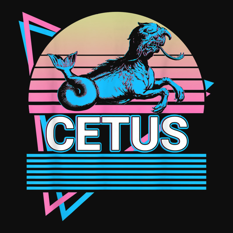 Cetus Sea Monster Mythical Creature Greek Mythology Retro T Shirt Crop ...