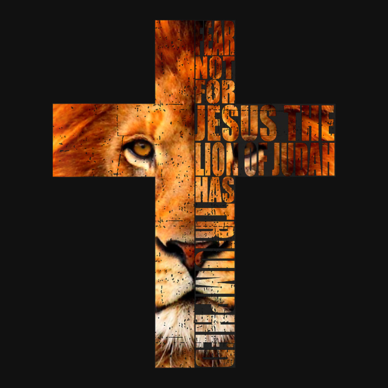 Christian Religious Jesus The Lion Of Judah Cross License Plate By ...