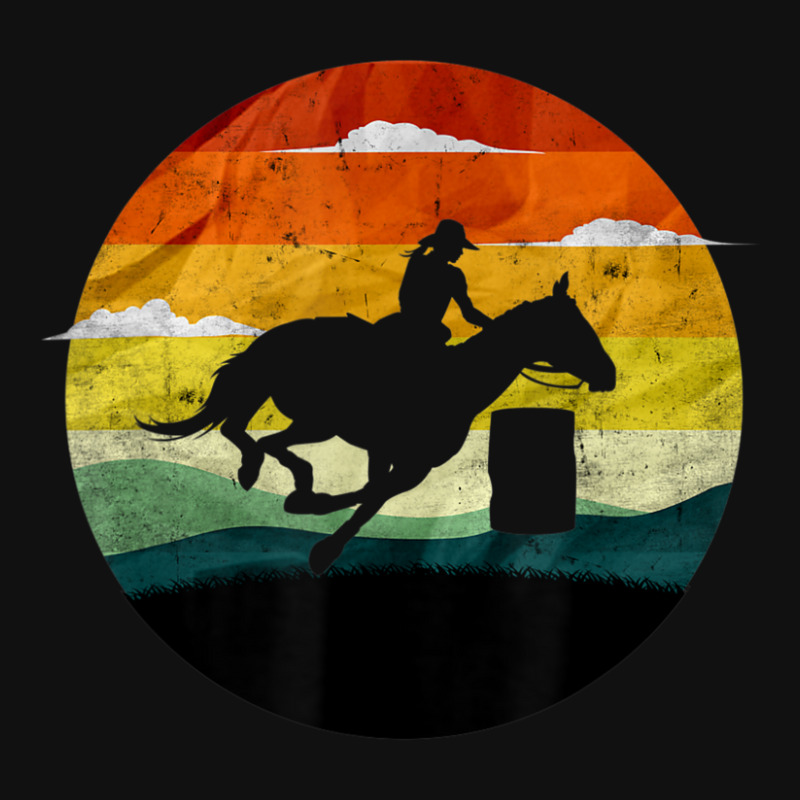 Retro Vintage Barrel Racing Rodeo Horse Lover Sunset 70s 80s Weekender ...