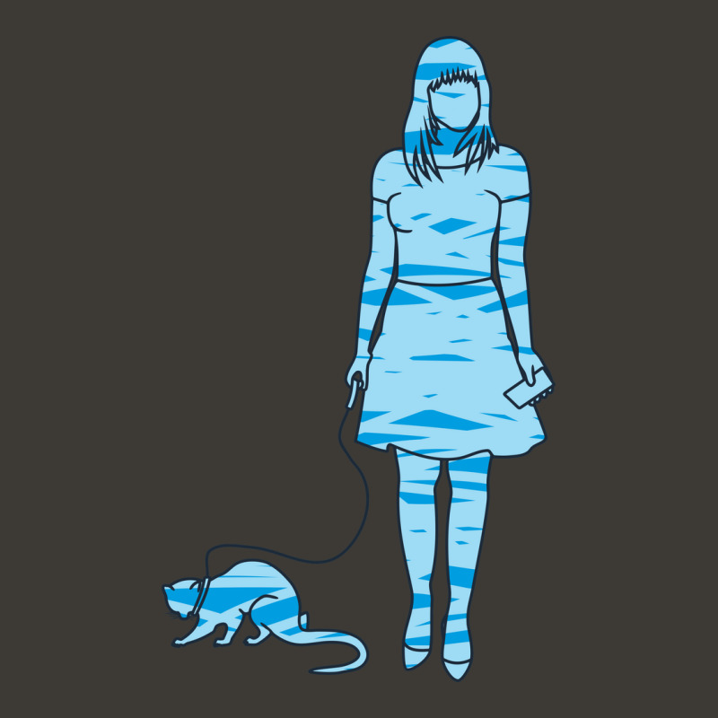 Silhouette Of A Woman Walking With A Weasel Bucket Hat By Selos47 ...