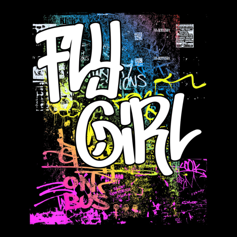 Hot Trend Fly Girl 80s 90s Rap B-girl Old School Hip Hop Graffiti Youth ...