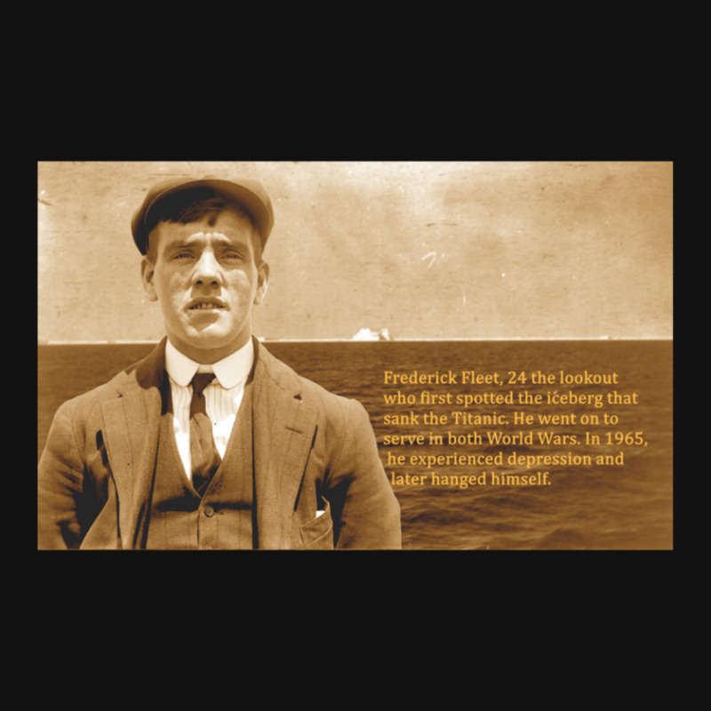 Frederick Fleet The Titanic Lookout Who First Spotted The Iceberg Throw ...