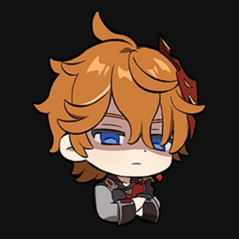 Genshin Impact Childe Chat Emote Chibi 1 Round Patch By Jemmalyna ...