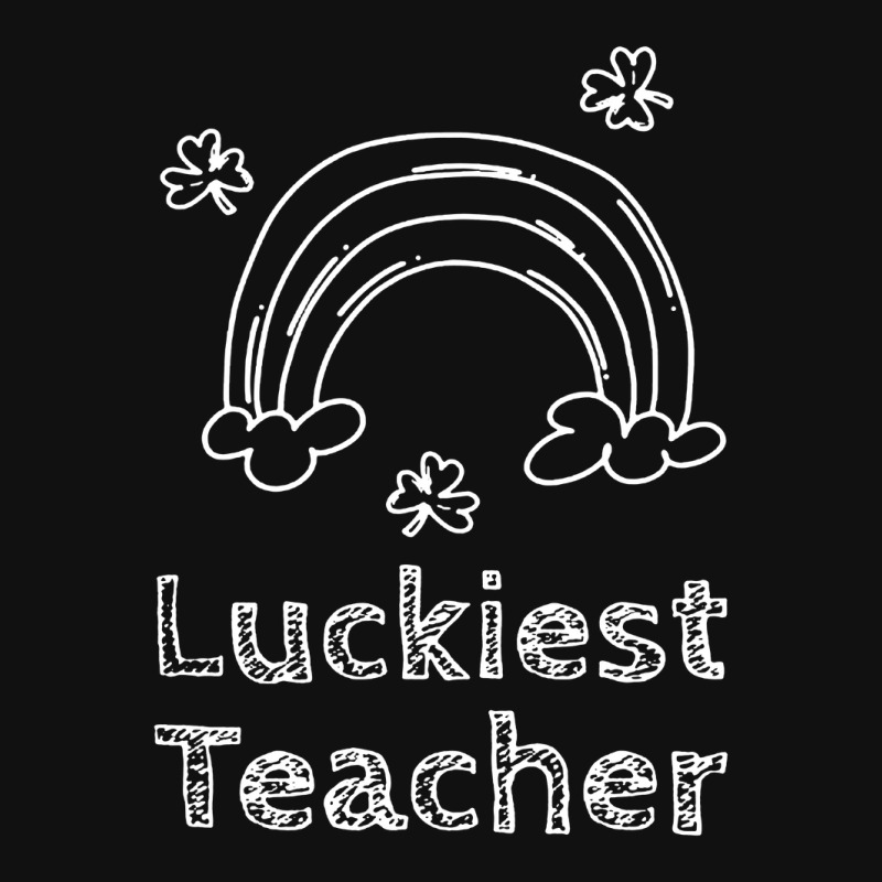 St Patricks Day Luckiest Teacher Rainbow And Clovers Lucky License ...