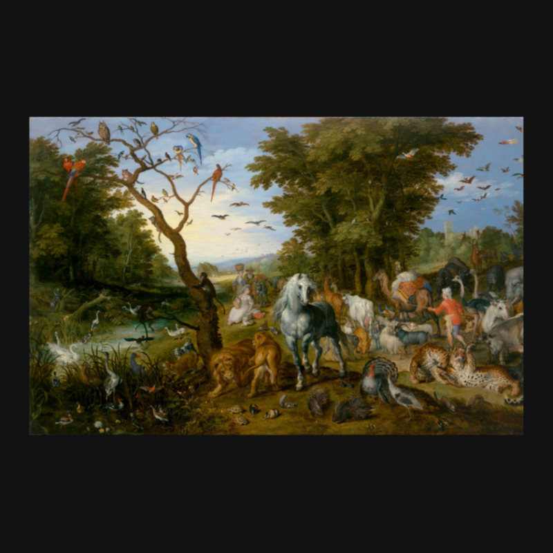 The Entry Of The Animals Into Noahs Ark 1 Rectangle Patch By ...