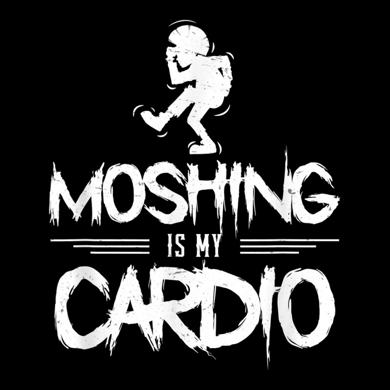 Moshing Is My Cardio Funny Deathcore Djent Metal T Shirt Weekender ...