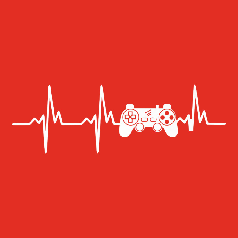 Ecg Heartbeat Video Game Player Gaming Console Pc Geek Nerd Premium T ...