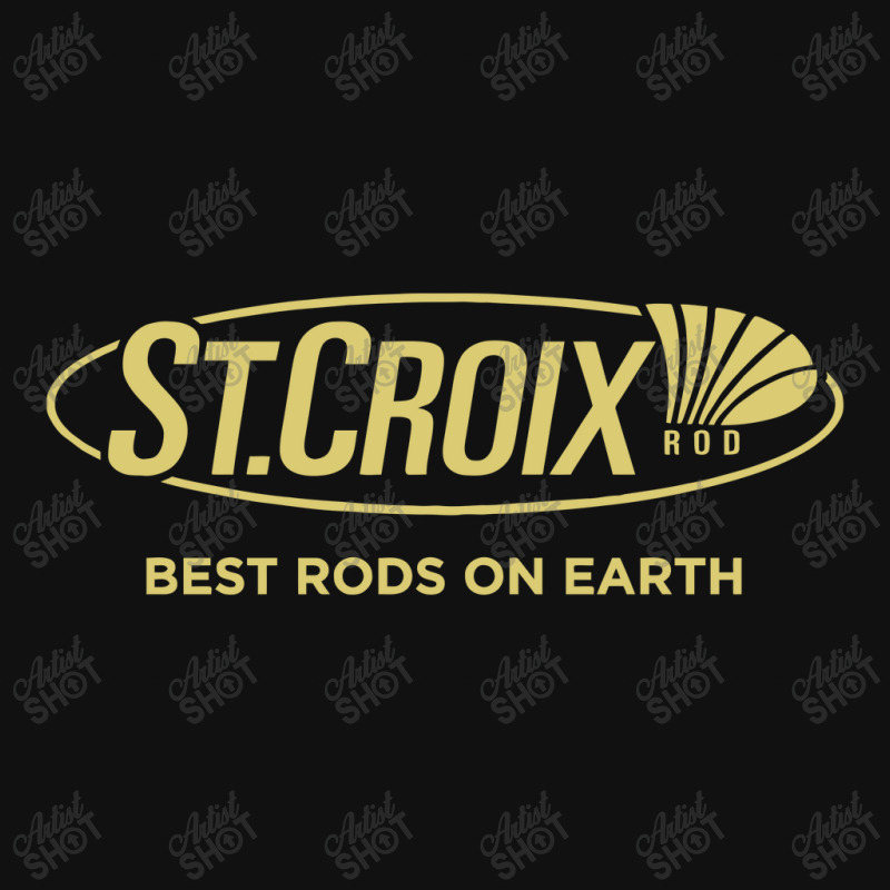 St Croix Rods License Plate By Viscount Art - Artistshot