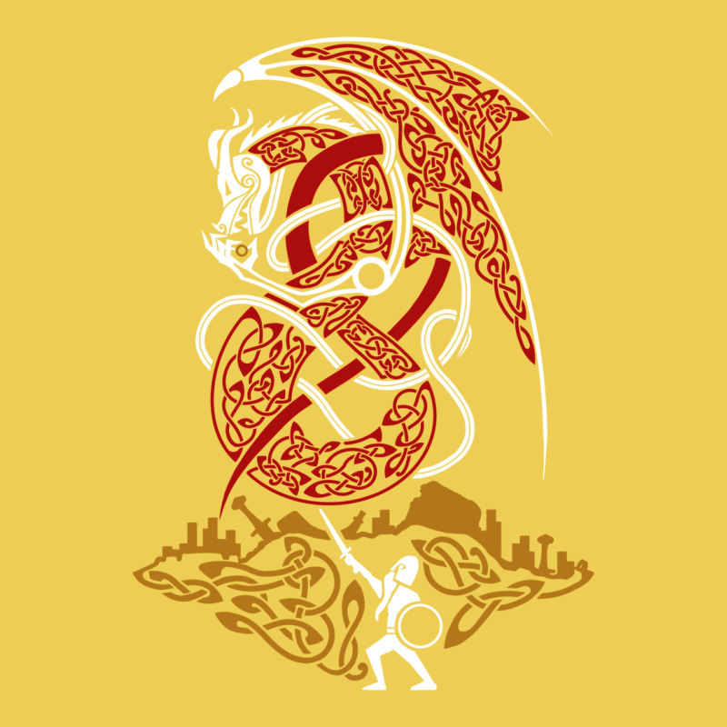 Custom Fafnir And Sigurd Norse Mythology Knotwork Coloured Socks By ...