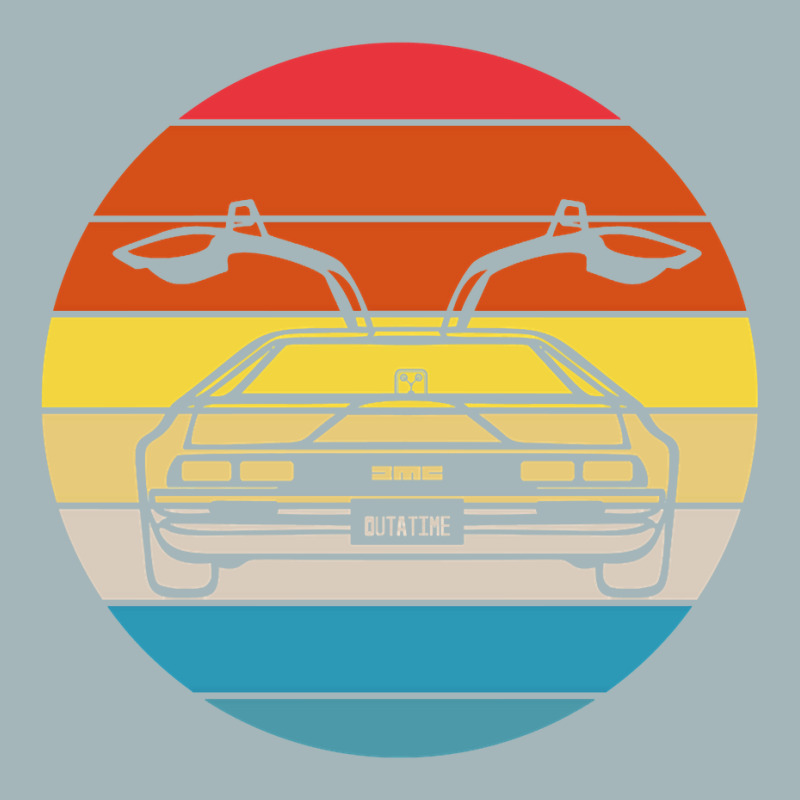 Custom Limited Edition The Delorean Sunset Unisex Sherpa-lined Denim ...