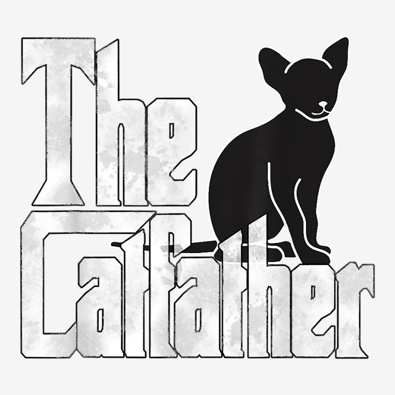 The Catfather Black Cat Father Mafia Whiskers Male Daddy T Shirt Front ...