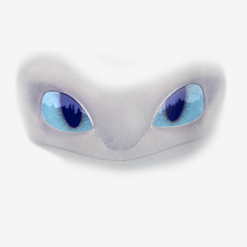 Custom Womens How To Train Your Dragon 3 Hidden World Light Fury Eyes V ...