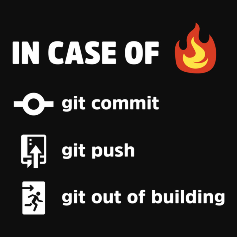 Use Git In Case Of Fire V2 Funny Programming Jokes Dark Color Crop Top By Tinacrisp - Artistshot