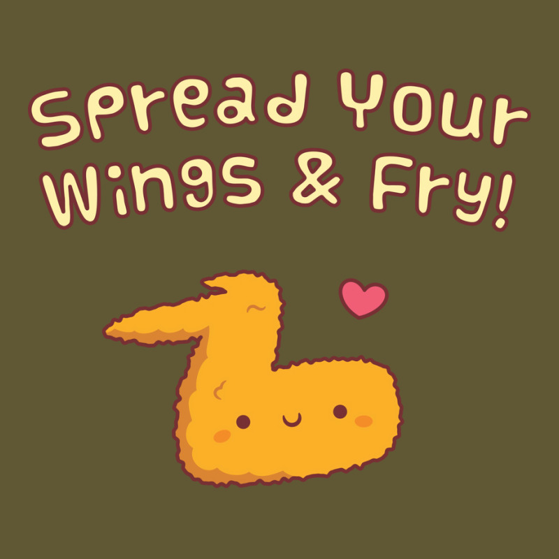 Custom Spread Your Wings And Fry Fried Chicken Wing Pun Red Vintage ...