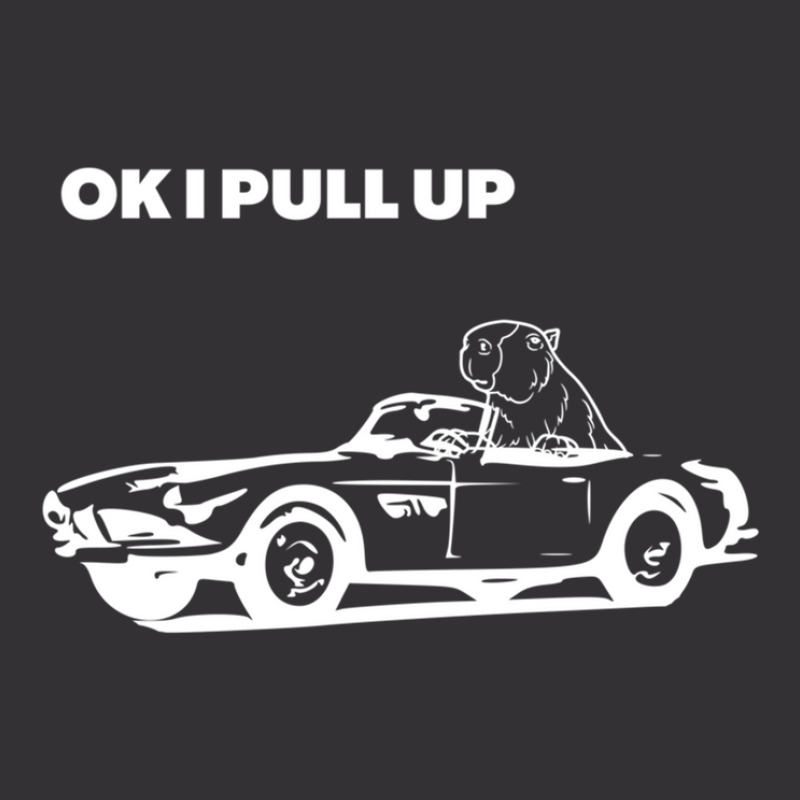 Copy Of Ok I Pull Up Capybara Meme Vintage Hoodie And Short Set By ...