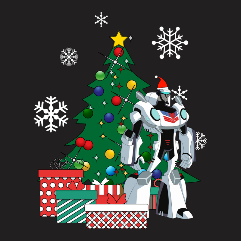 Custom Jazz Around The Christmas Tree Transformers T-shirt By ...