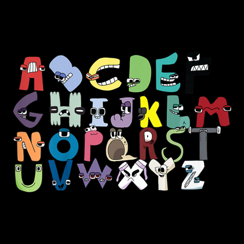 Kids Villain Letter Abc Costume Boys Matching Evil Alphabet Lore T Shi ...