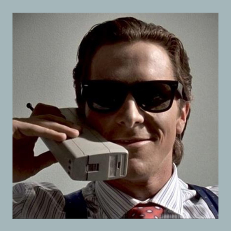 Custom Patrick Bateman Calling - American Psycho Meme Unisex Sherpa ...