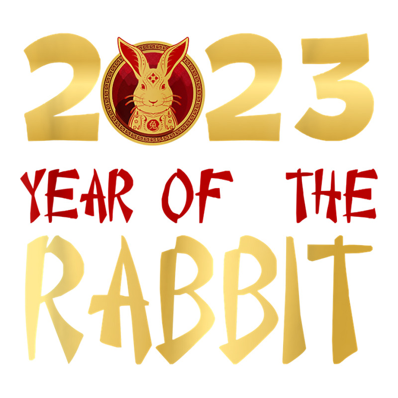 Lunar New Year 2023, Year Of The Rabbit T Shirt Sticker By ...