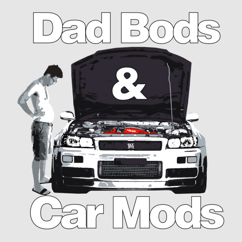 Jdm Father's Day Dad Bods And Car Mods Gdr R34 Full-length Apron By ...