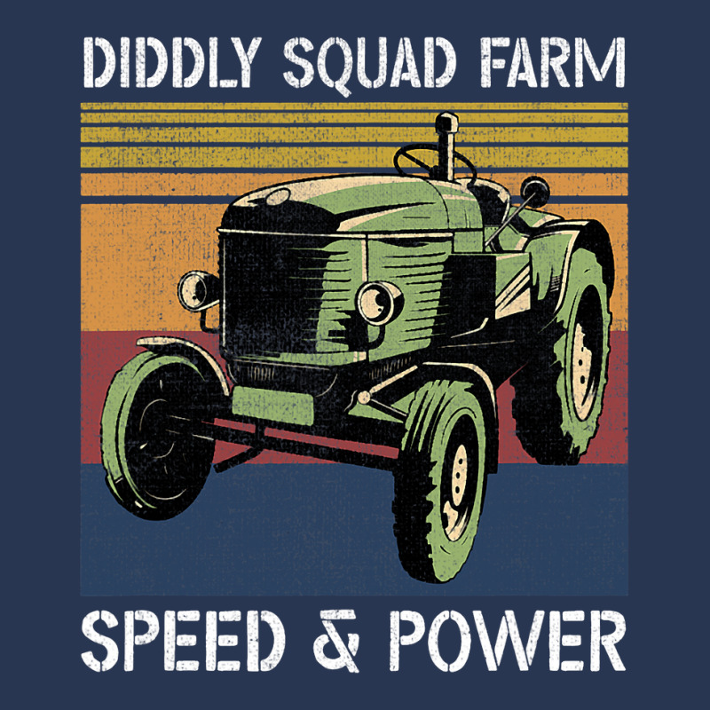 Custom Diddly Squat Farm Speed And Power Tractor Vintage Retro Men