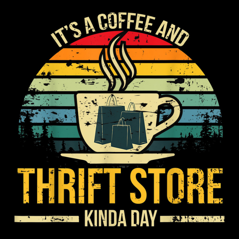 Coffee And Thrift Store Day Flea Market Thrifting Kids Cap By ...