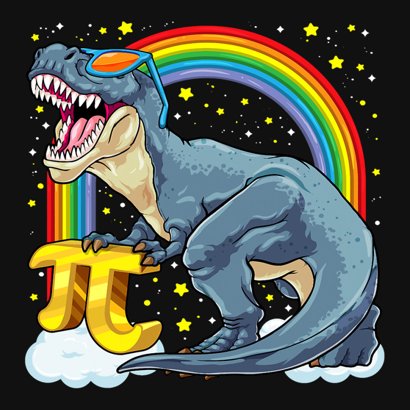 Happy Pi Day 3.14 Dinosaur T Rex Pi Mathematics Ma Throw Pillow By ...