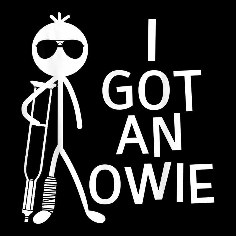 I Got An Owie Broken Leg Bones Foot Injury Recover Youth Zipper Hoodie ...