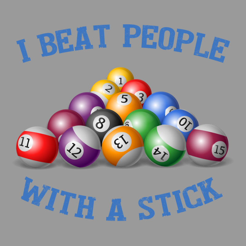 I Beat People With A Stick Billiards 9 Ball Pool ( Bicycle License ...