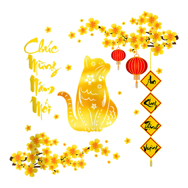 Chuc Mung Nam Moi Tet 2023 Vietnamese Lunar New Ye Sticker By Billotla ...