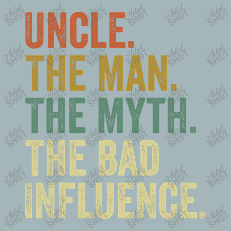 Custom Mens Vintage Fun Uncle Man Myth Bad Influence Funn Unisex Sherpa ...