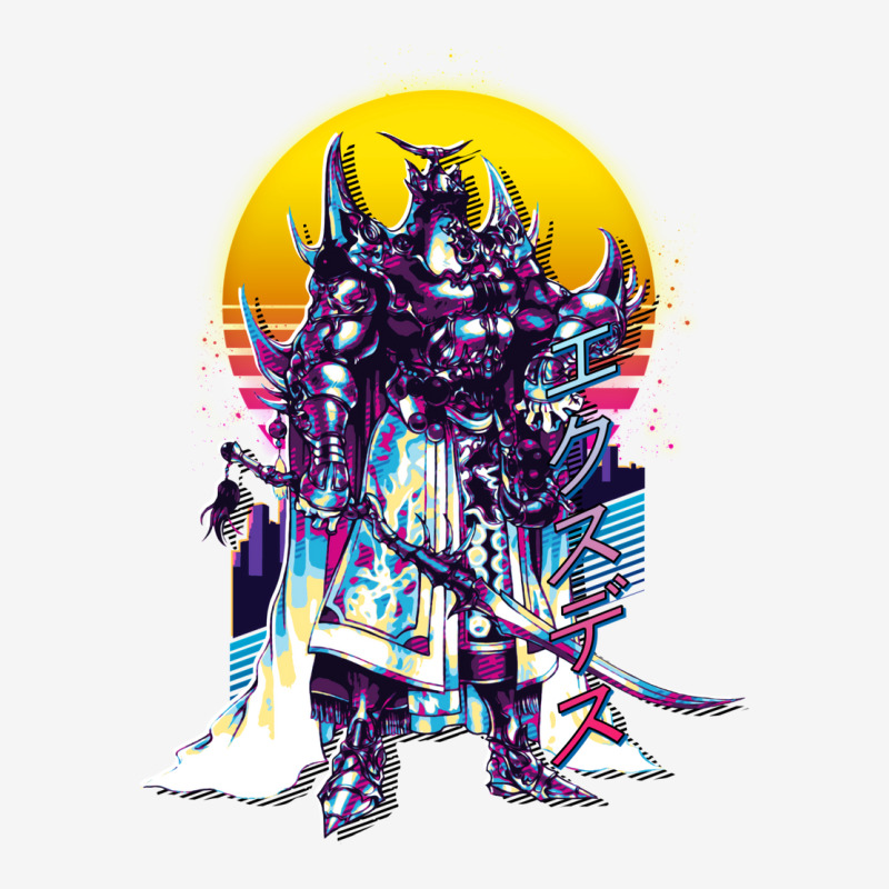 Final Fantasy V 5 Exdeath Retrowave Metal Print Square By Suardlakiof ...