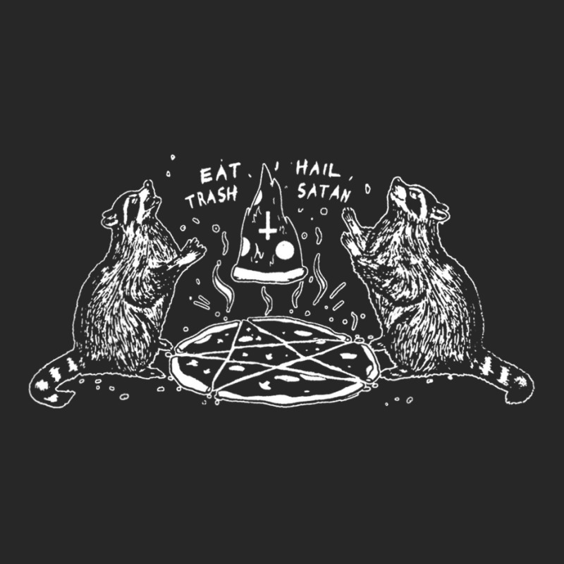 Eat Trash Hail Satan Raccoon Pentagram Satanic Gar Women's Pajamas Set ...