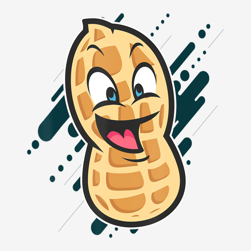 Funny Peanut Cartoon Peanut And Peanut Butter Love Metal Print Square ...