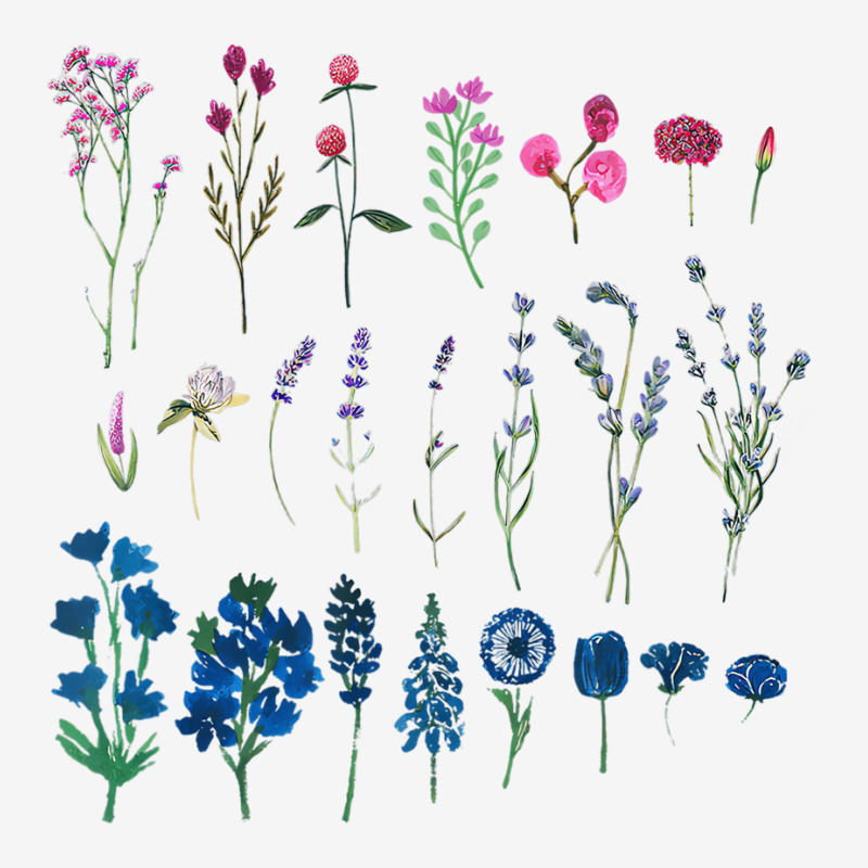 Subtle Bi Pride Bisexual Flowers Flag Discreet Pri Silver Rectangle ...