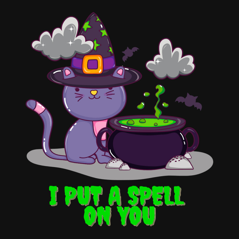 Black Cat Kitty Halloween I Put A Spell On You Cat Rear Car Mat By ...