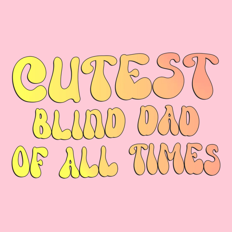 Custom Cutest Blind Dad Of All Times Gift For The Visuall Crew Socks By ...