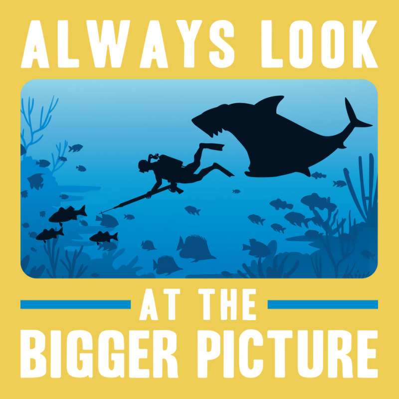 Always Look At The Bigger Picture Scuba Diving Div License Plate By ...