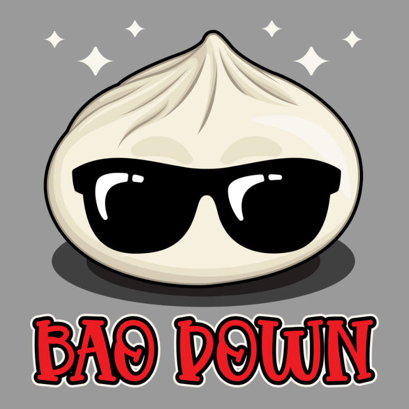 Bao Down Funny Dim Sum Asian Food Pun Bao Bun Dim Metal Print Vertical ...