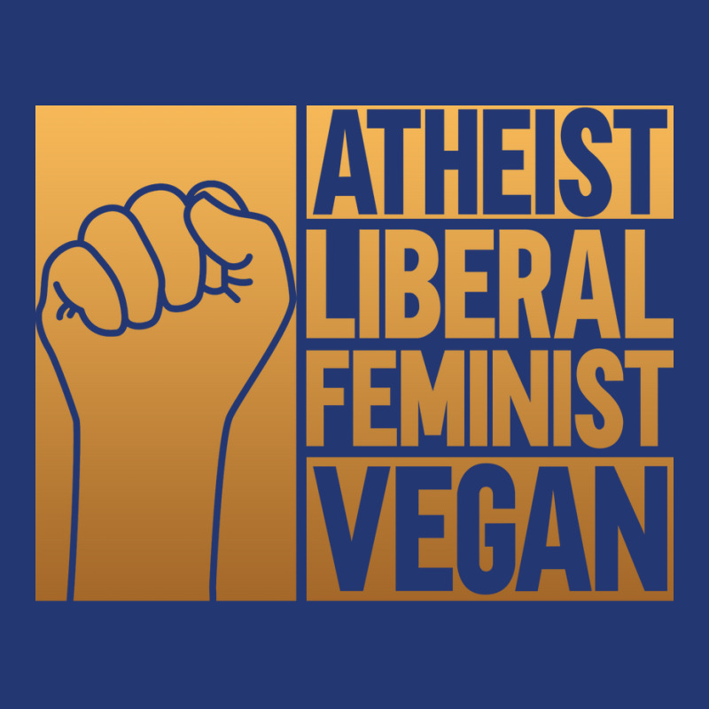 Atheist Liberal Feminist Vegan Liberal Feminism Fe Full-length Apron By ...