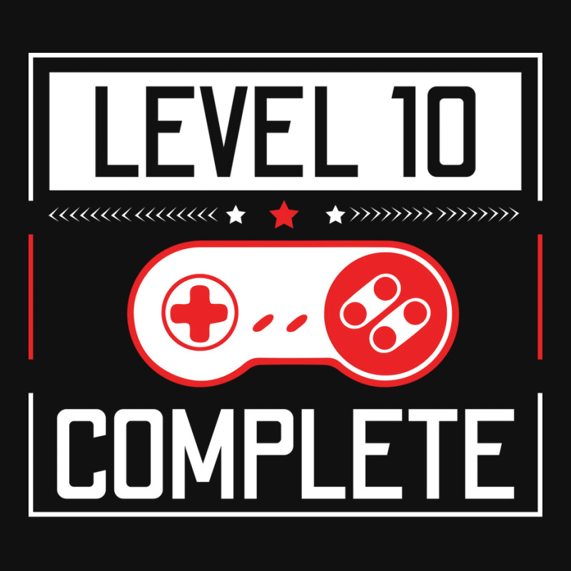Level 10 Complete 10th Birthday Year Old Gamer Gif Mousepad By ...