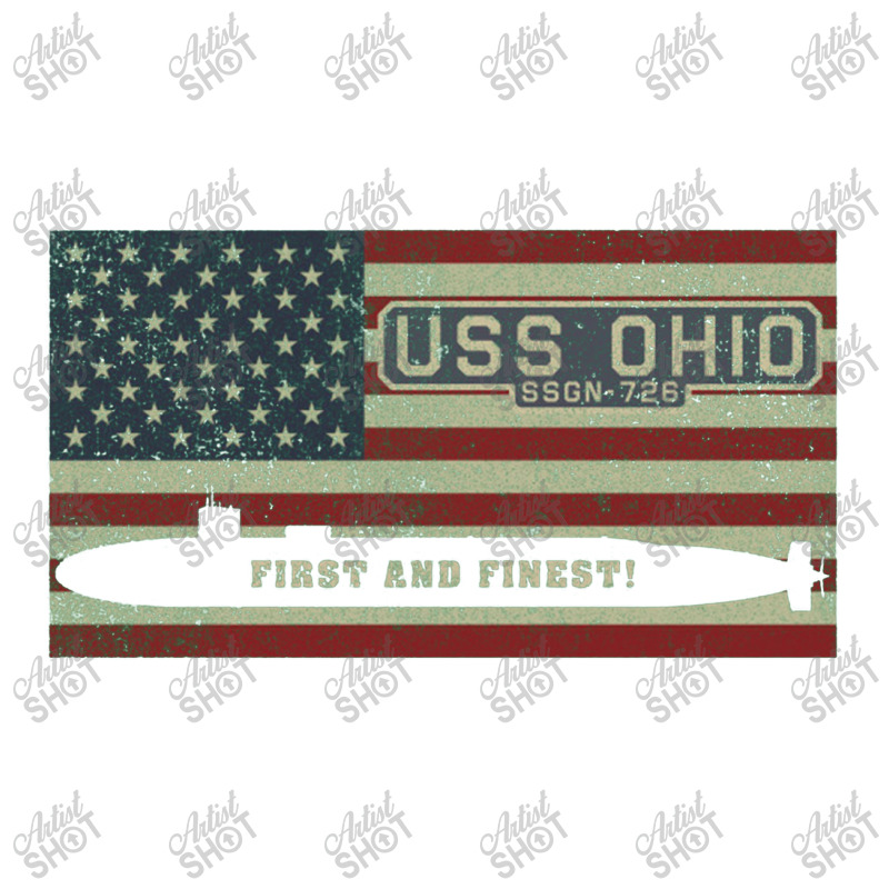 Uss Ohio Ssgn 726 Ballistic Missile Submarine American Flag Gift Vogue ...