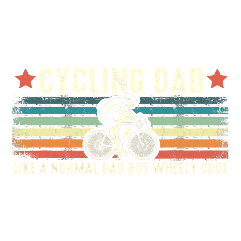 Mens Cycling Dad Wheely Cool Funny Vintage Bike Rider Cyclist Pun Cub ...