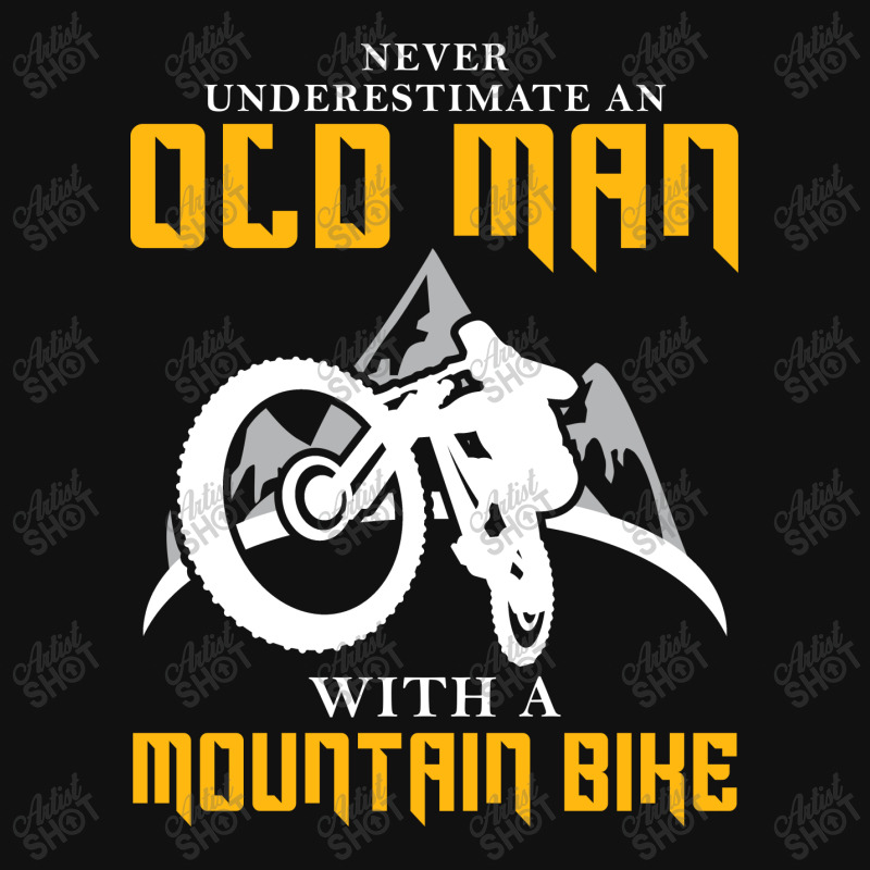 Custom Old Man With Mountain Bike License Plate Frame By Republic Of ...