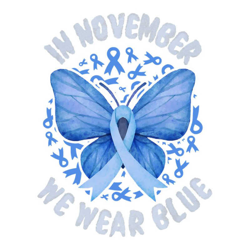 Diabetes In November We Wear Blue Diabetes Awareness Blue Ribbon 24 Cub ...