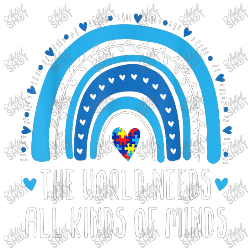 Autism Awareness Rainbow All Kinds Of Minds Autistic Support Take Out ...