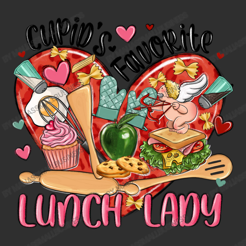 Cupids Favorite Lunch Lady Rectangle Leatherette Patch By