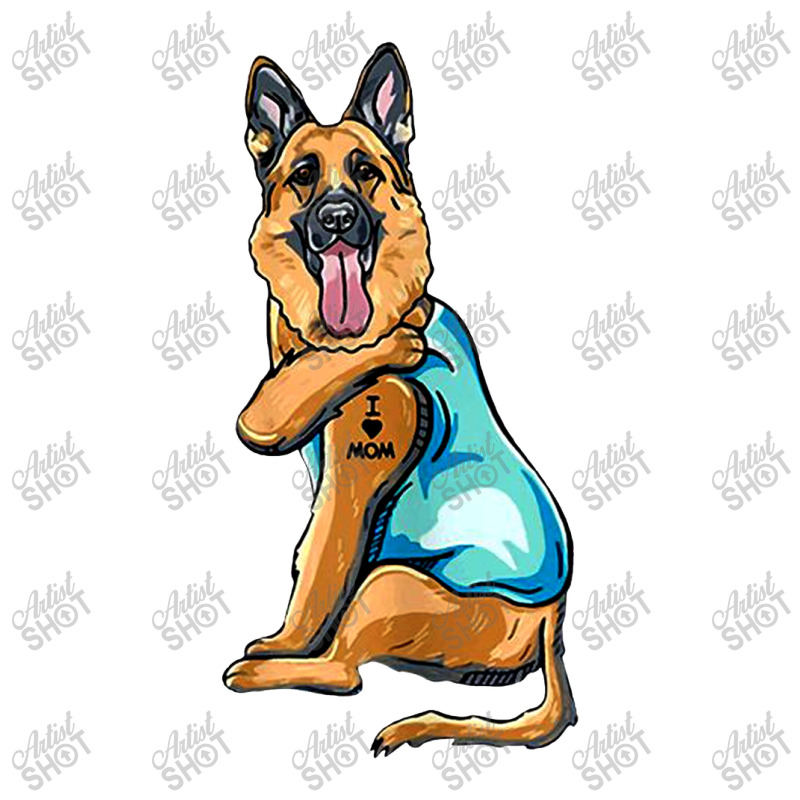 Original German Shepherd Tattoos I Love Mom Sitting Gift Mother's Day ...