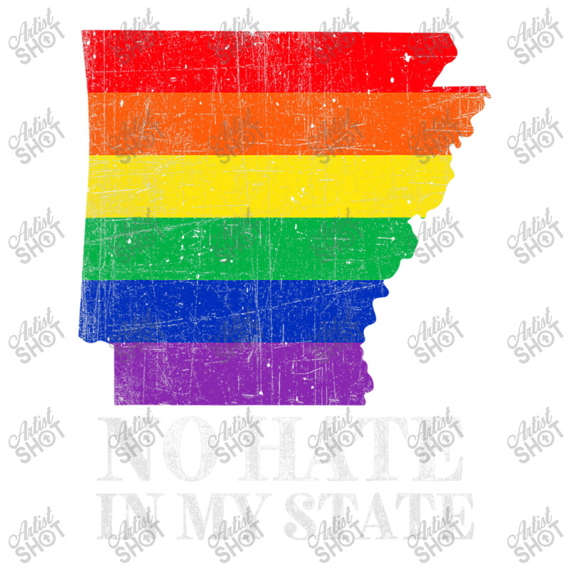 No Hate In My State Arkanas Map Lgbt Pride Cub Paper Bag - 8 X 4 1/2 X ...